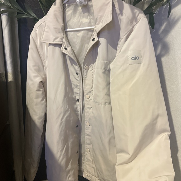 ALO Yoga | Jackets & Coats | Alo Yoga Offwhite Jacket | Poshmark